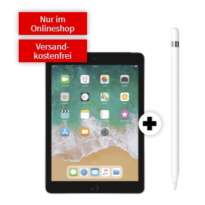 Apple iPad 2018 + o2 my Data M für effektiv 1,45 € monatlich