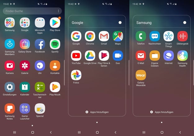 Samsung Galaxy S10 Software Test: Samsung One UI mit Dark Mode