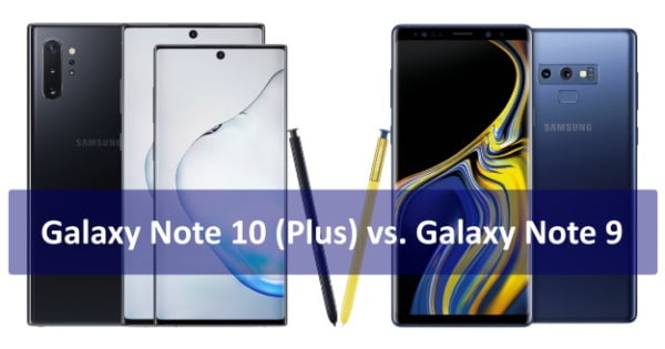 Samsung Galaxy Note 10 Plus vs Samsung Galaxy Note 9