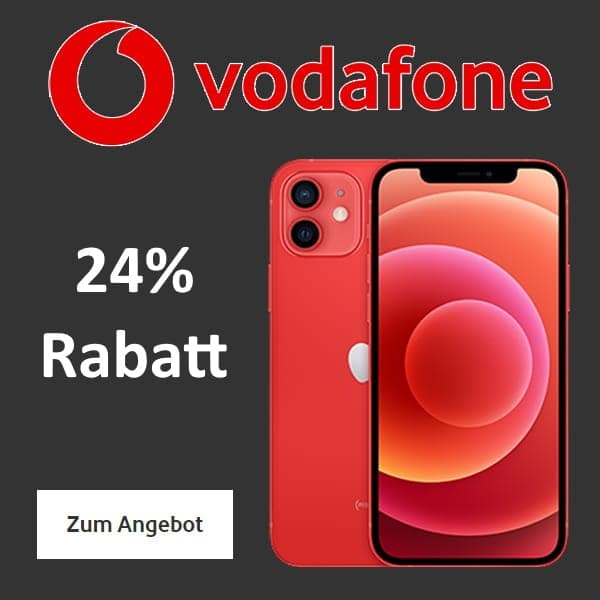️ 24% Rabatt! ⭐ iPhone 12 Serie zum originalen Vodafone Red