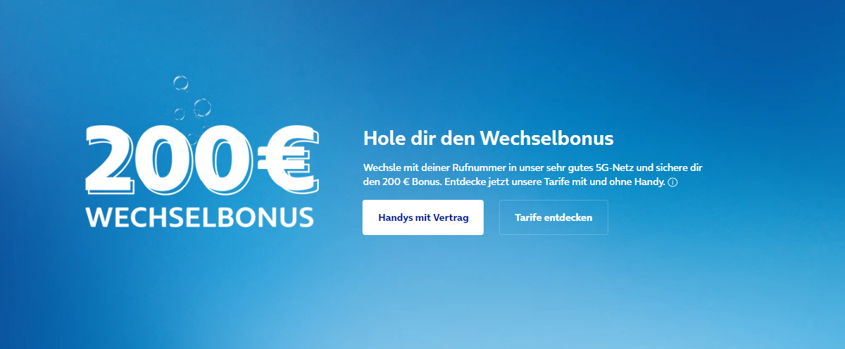 o2 Shop: Rufnummernmitnahme-Bonus jetzt 200