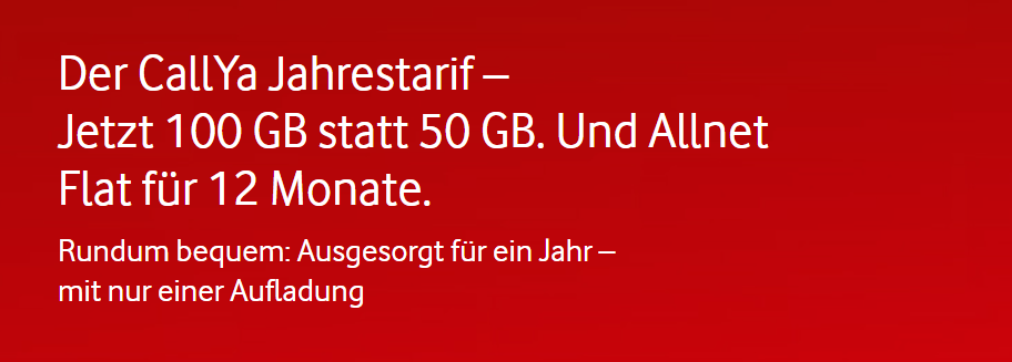 CallYa Jahrespaket im Check: 100 GB für 99,99