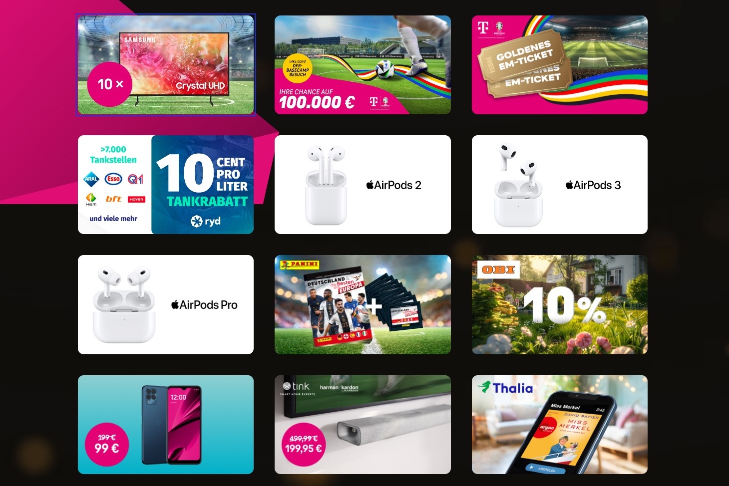 Magenta Moments im Mai 2024: Rabatte und EM-Tickets gewinnen