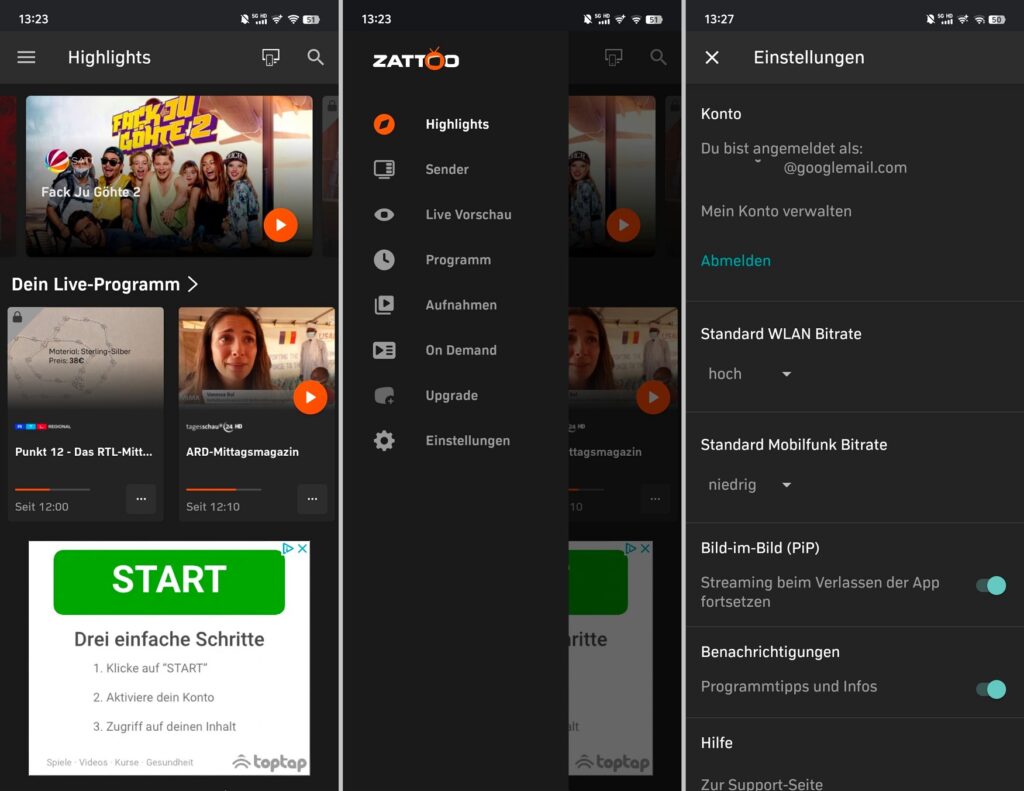 Zattoo: Fernsehen 2.0 über IPTV ohne Kabelasalat