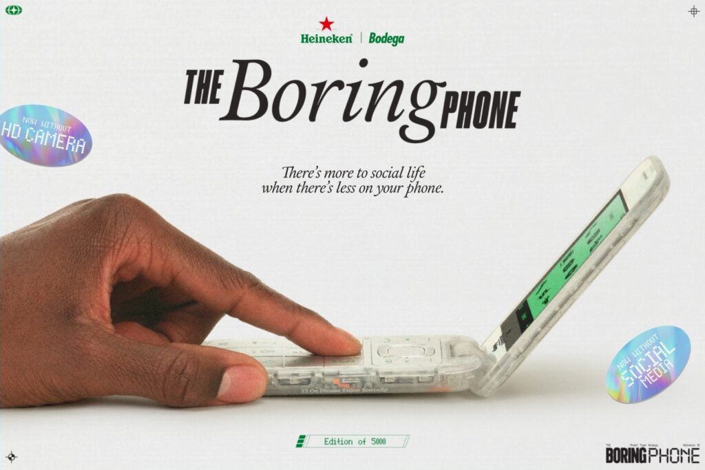 Boring Phone: Langweiliges Handy für aufregende Partynächte