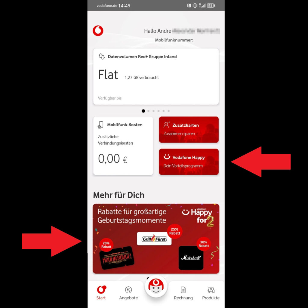 Vodafone Happy im Januar: Apache & Bushido Tickets, Ravensburger Gutschein