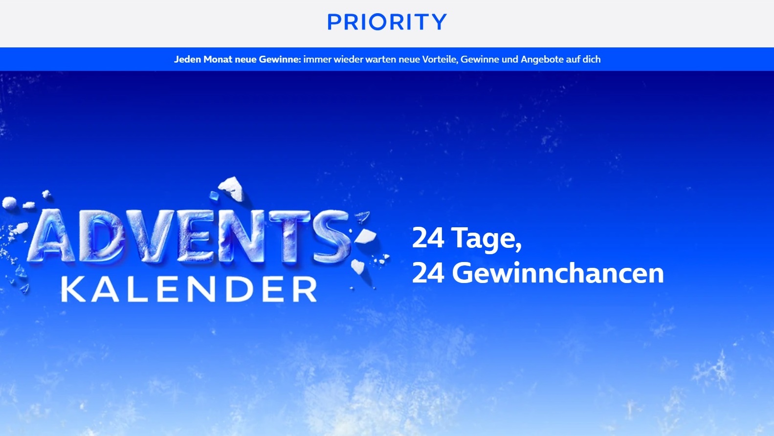 o2 Priority im Dezember 2024: Adventskalender und dicke Rabatte