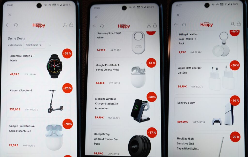 Vodafone Happy im Januar: Apache & Bushido Tickets, Ravensburger Gutschein