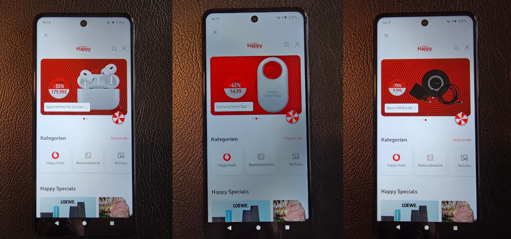 Vodafone Happy im Januar: Apache & Bushido Tickets, Ravensburger Gutschein