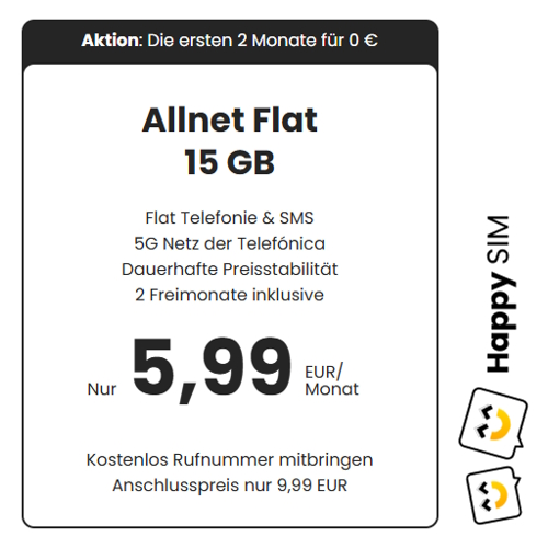 Happy SIM Erfahrungen, Bewertungen und Test