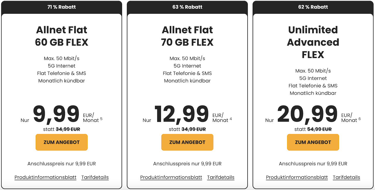 Happy-SIM-Angebote und -Deals: jetzt mit 2 Freimonaten!